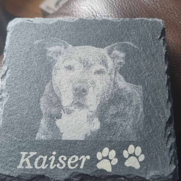 Personalized Slate Custom Memorial Photo Keepsake Engraved Tribute ...