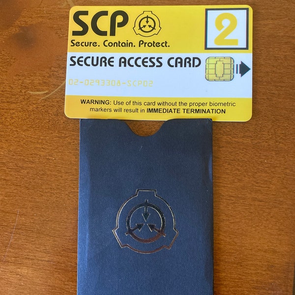 SCP Foundation Key Cards - Containment Breach (current) Version - Etsy