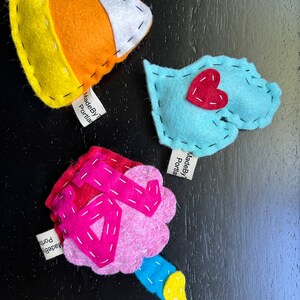 Bomb Pop Cat Toy Organic Catnip Wool-blend Felt - Etsy