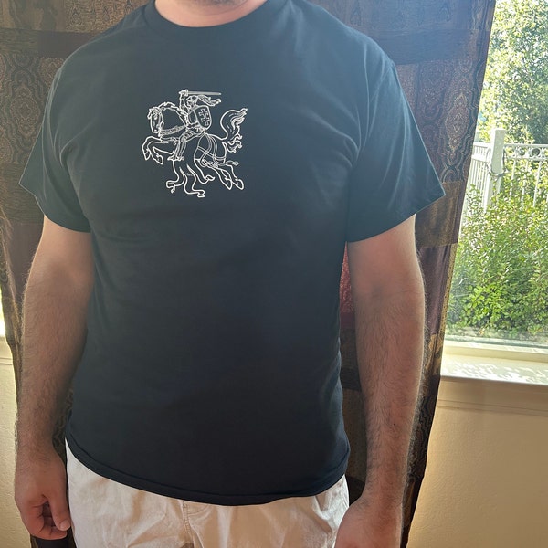 Lithuanian Flag Fridge Magnet Traditional and Vytis Coat of Arms Design ...