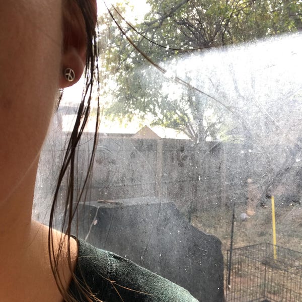 Silver Peace Sign Stud Earrings - Sterling Silver [ESV1008] - Etsy