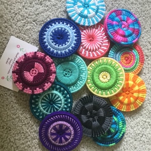 Seashell Coasters in Plastic Canvas - Etsy