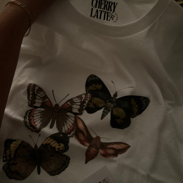 Cottagecore Fairies Exist Y2k Slogan Baby Tee Vintage Coquette Shirt ...