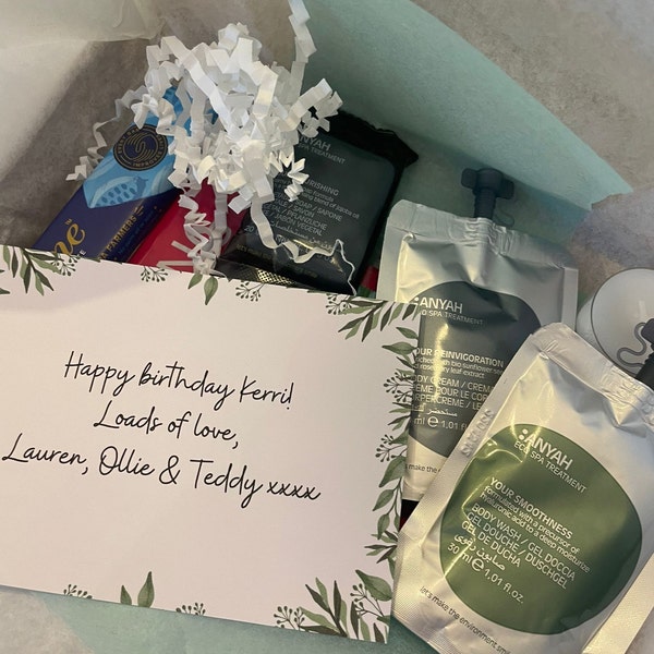 Christmas Spa Gift Box Pamper Hamper Xmas Eve Box Stocking Filler for ...