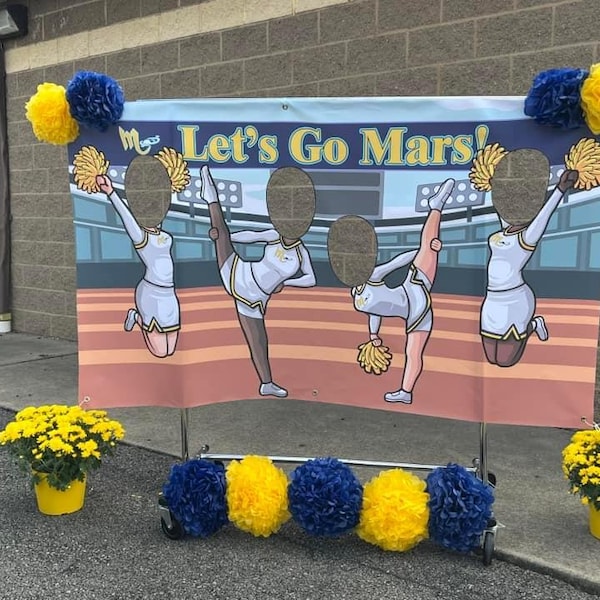 Mailman Theme Face Cutout, 24x36 Photo Standee, Face Hole Cutout, Face ...