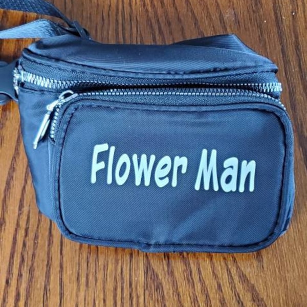 Flower Man Fanny Pack, Flower Dude Custom Fanny Packs, Flower Guy Waist ...