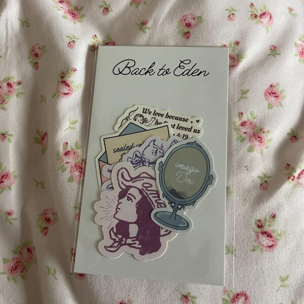 Thank You Jesus Vintage Cake Sticker Coquette Core Preppy Christian ...