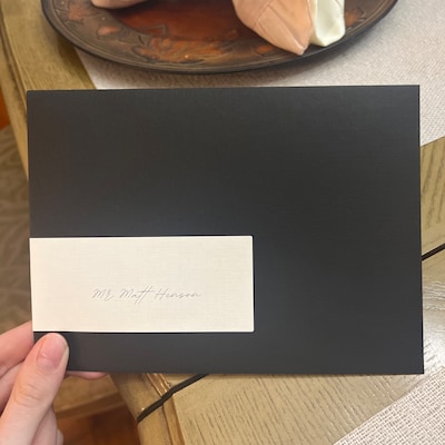 Printable Address Label Template, Wrap Around 8x2 Sticker for Envelope ...