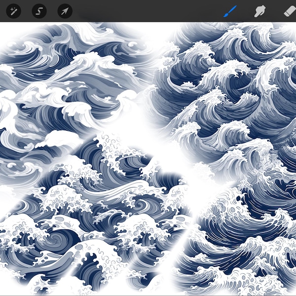 100 Procreate Chinese Pattern Brushes, Traditional China for Procreate ...