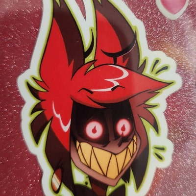 Vinyl Sticker Hazbin Hotel Adam First Man Dickmaster - Etsy