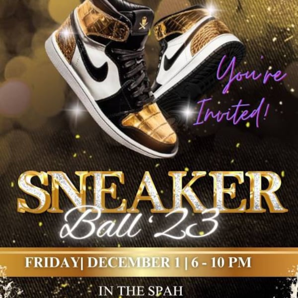 Sneaker Ball Flyer Template - Etsy