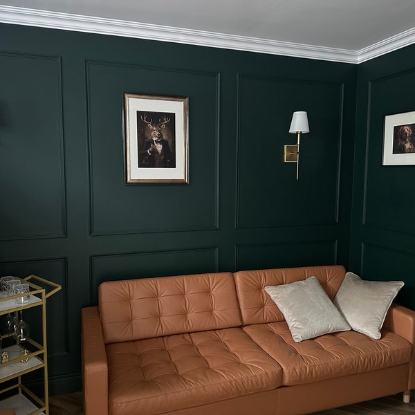 Stag Drinking Whisky Wall Art Print // Vintage Painting Style Portrait ...