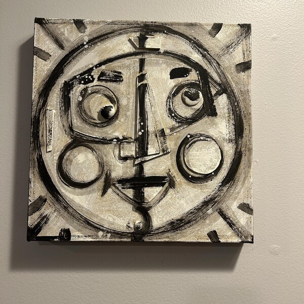 Sample: Guy on French Bookpage Lino, Comic Modernist, Midcentury Style ...