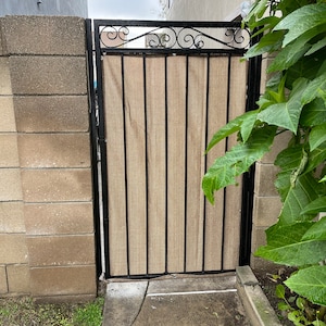 Custom Sized Gate Privacy Screen Panel-shade & Privacy Barrier - Etsy