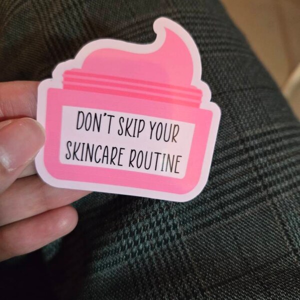 Be Good to Your Skin Smiley Face Sticker, Esthetician Gift, Skin Care ...