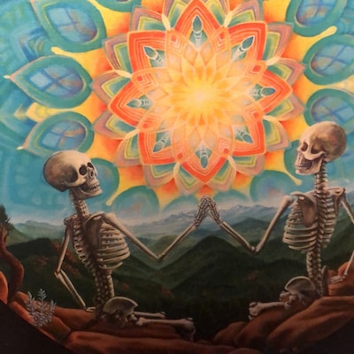 Melty Lisa 12x16 Inch Art Print by Morgan Mandala, Randal Roberts, and ...