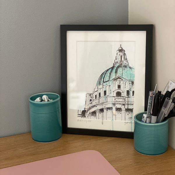 London Linocut Print | St Mary Axe City of London | Lino Relief Print ...