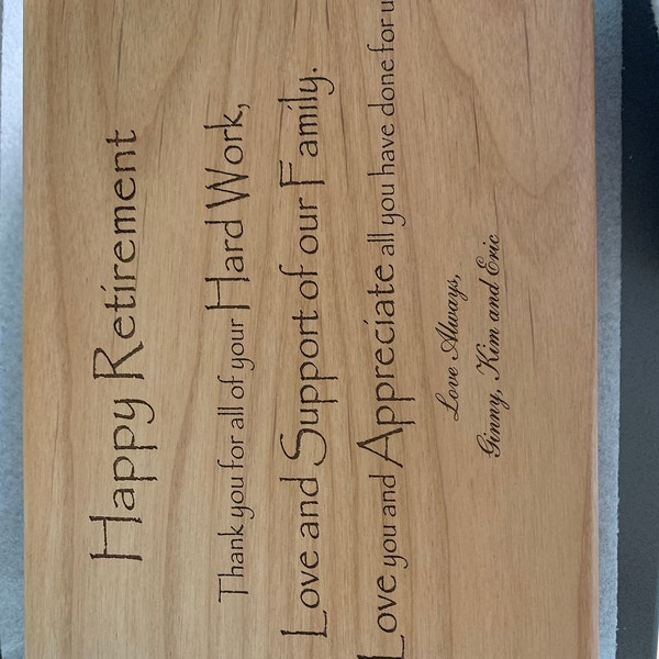Retirement Gift for Dad | Retirement Gift | Engraved Wood Valet Box ...