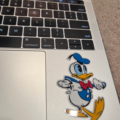 Donald Duck Sticker, Weather Proof, Water Resistant for Laptops, Water ...