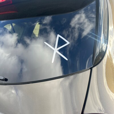 Safe Travels Bind Rune Vinyl Decal Viking Symbol Bindrune Die Cut ...
