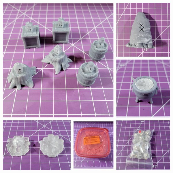 Column With Torch, LED Fantasy Miniatures, Light Effect, Dnd, TTRPG ...