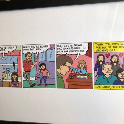 Personalized Comic Strip Made to Order Your Storyline - Etsy