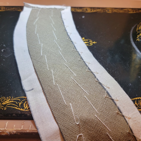 SCALA Premium Stiff Italian Linen Collar Canvas, by the Yard (french ...