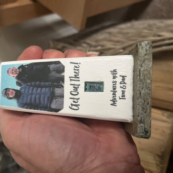 Personalised OS Trig Point Model - Plain White With Your Choice of Text ...