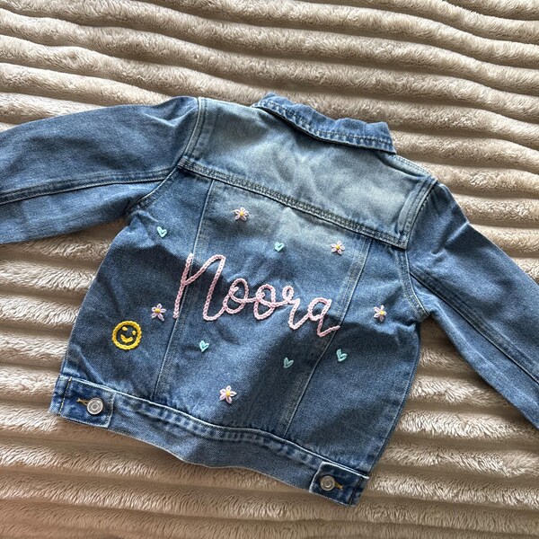 Personalized Baby Denim Jacket – Custom Toddler Name Jacket, Perfect ...