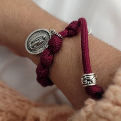 Holy Land Knotted Anglican Rosary Rope. Olive Wood 2.5 Inch - Etsy