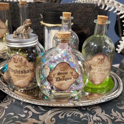 Witch Apothecary Labels, Magick Potion Ingredient Labels, Halloween ...