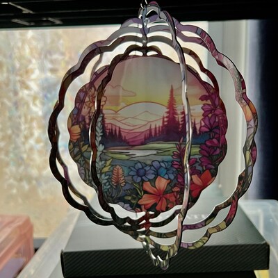 Memorial Wind Spinner PNG Sublimation Design Template, Wind Spinner SVG ...