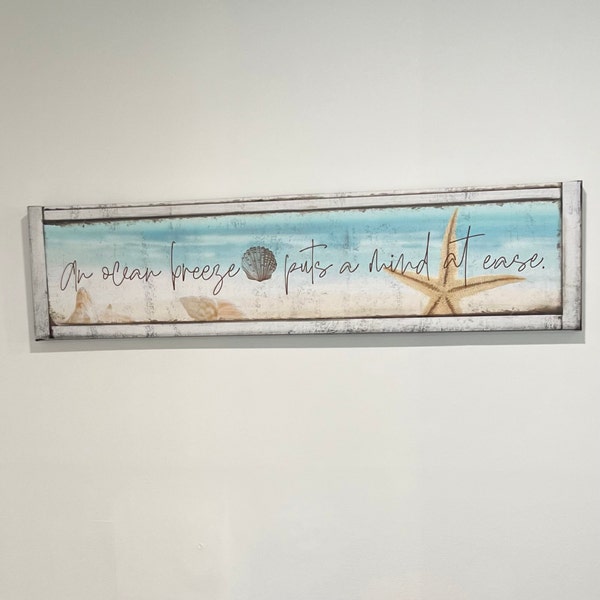 Coastal Decor, Beach House Wall Decor, Beach House Sign, Beach Sign ...