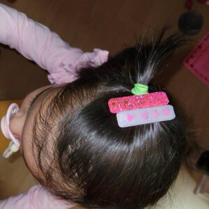 Pink Glitter Hair Clips for Girls Glitter Hair Clip Gifts for Girls ...