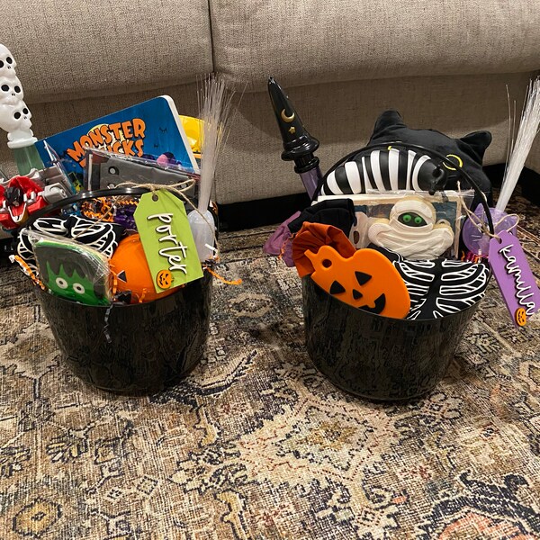 Halloween Basket Tags | Ghost Tags | Basket Tags | Trick or Treat ...