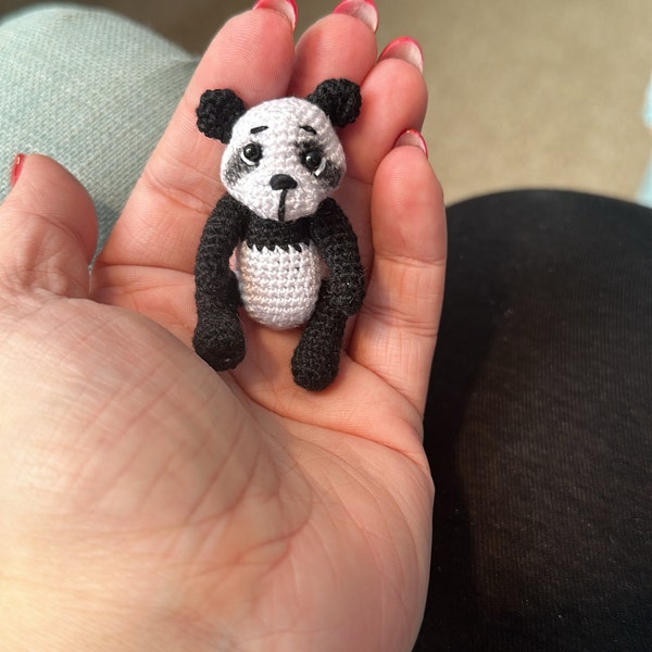 Crochet Pattern PANDA Amigurumi Pattern Create Your Own Miniature Panda ...