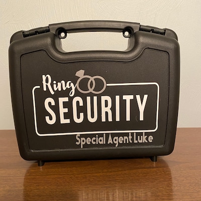 RING SECURITY Briefcase Ring Bearer Set - Etsy