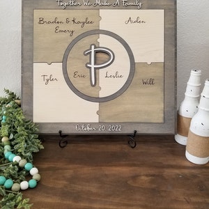 Unity Ceremony, Puzzle Style, Excellent for Blended Families, Wedding ...