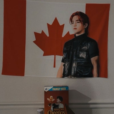 SVT Woozi Pool Shirtless Photo Flag Banner, Seventeen Woozi Kpop Flag ...