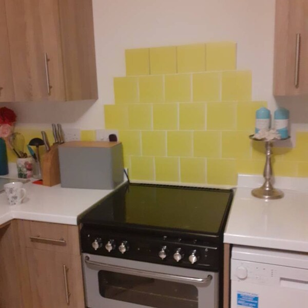 Tile Stickers Transfers, GLOSS Pack of 10 or 25 or 50 for 150mm X 150mm ...