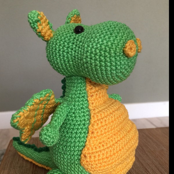 Yoki the Dragon Amigurumi Crochet Pattern - Etsy