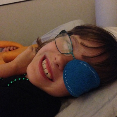 Soft, Reusable, Hand-made, Felt Eye Patch to Treat Eye Patch to Treat ...