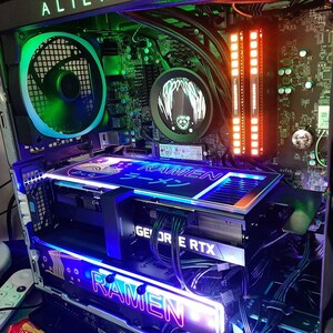 Custom RGB GPU Backplate Nature artist Ddjvigo - Etsy