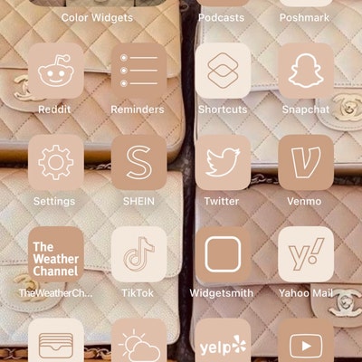 Let It Snow iOS 14 App Icons 300 Unique Icons in 3 Colors - Etsy 日本