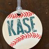 Baseball Bat Bag Name Tag | Personalized Sports Bag Tag | Custom ...