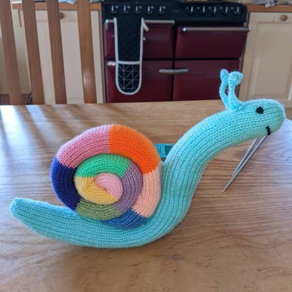 Jimmy Snail Knitting Pattern PDF Instant Download (knitted Amigurumi ...