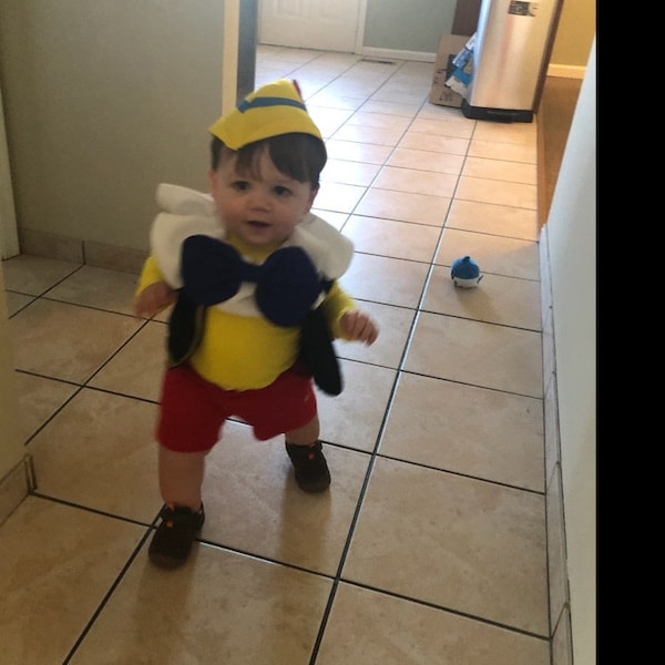 Child - Puppet Boy Costume - Hat, Vest, Shorts, Collar - Handmade - Etsy