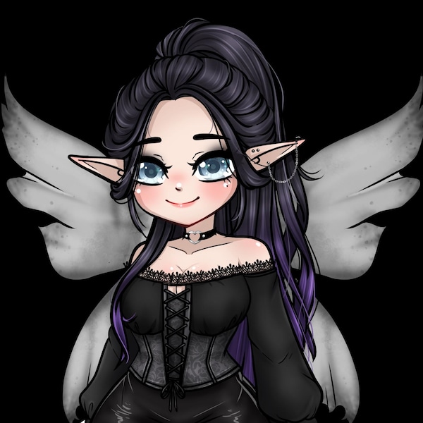 Custom Reactive Pngtuber, Vtuber for Twitch, Youtube, Discord, Fugi ...