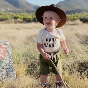 Park Ranger Organic Baby Bodysuit Modern GOTS Certified Baby Outfit ...