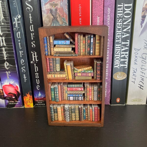 Miniature Open Book Scale 1/12 - Etsy